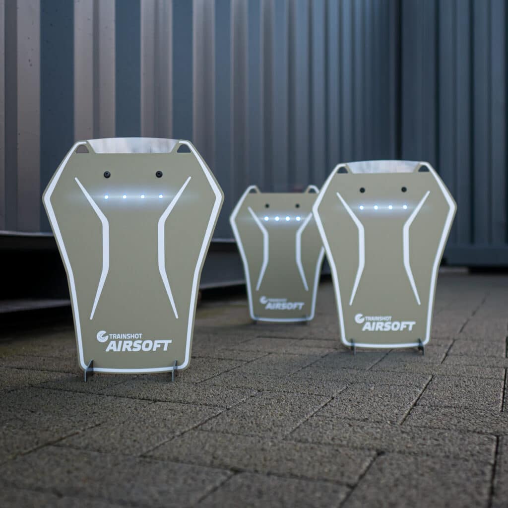 Trainshot Airsoft Target System - 3er Set - Copper and Brass