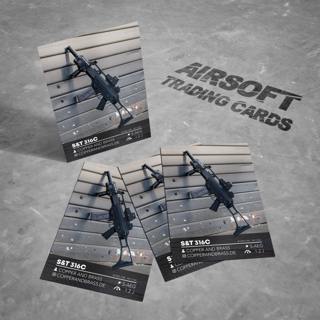 Airsoft Gun Trading Cards © Copper and Brass