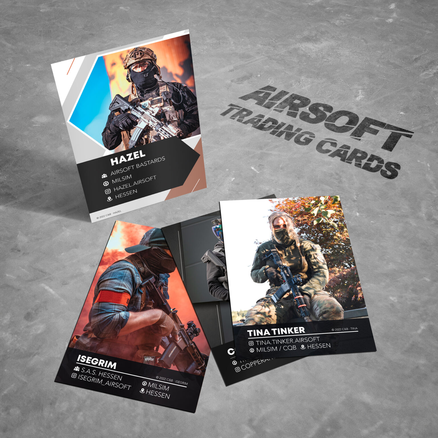 Airsoft Trading Cards © Copper and Brass