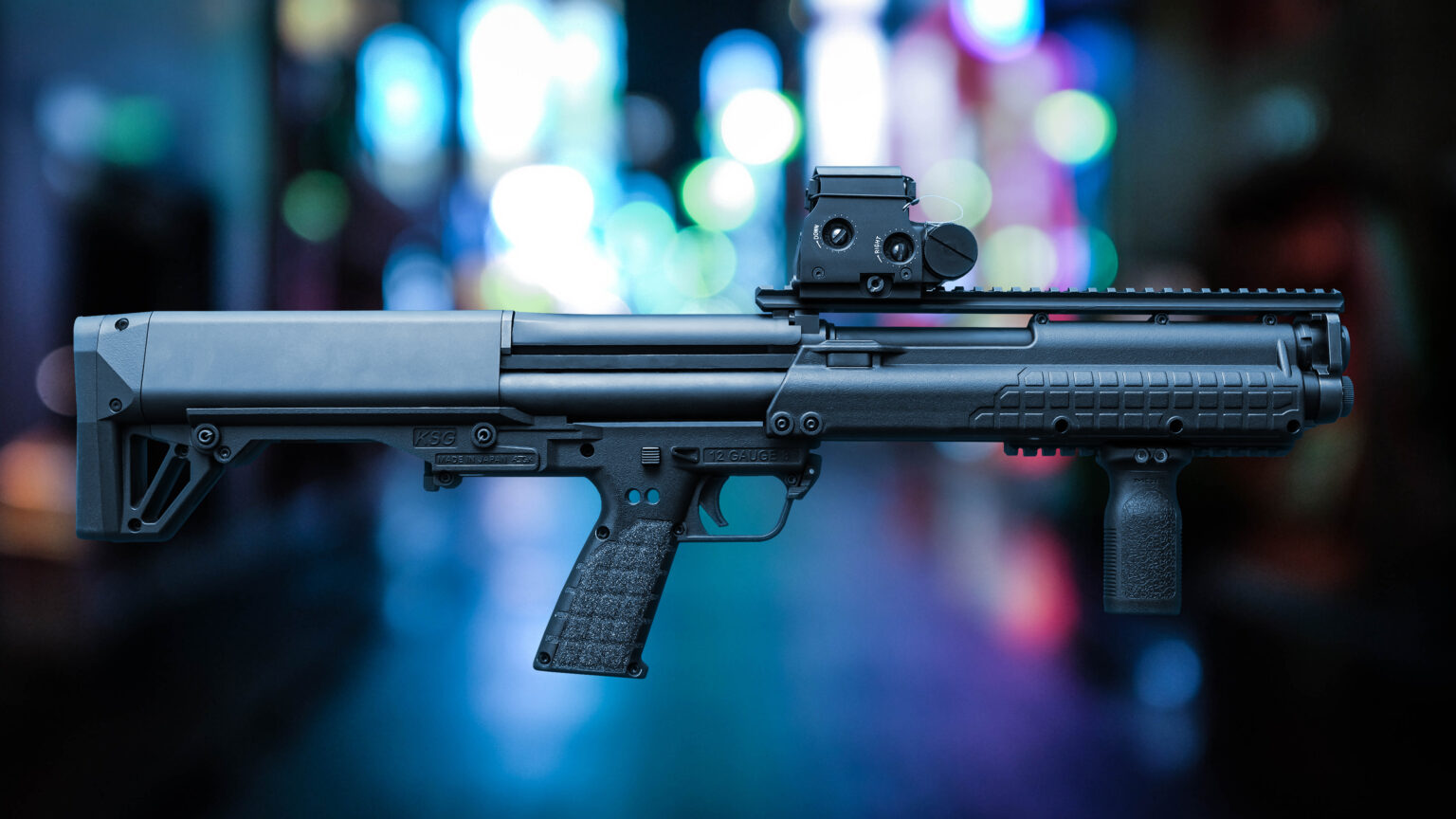 Tokyo Marui KSG Bullpup 4K Wallpaper - Copper and Brass SandGrips